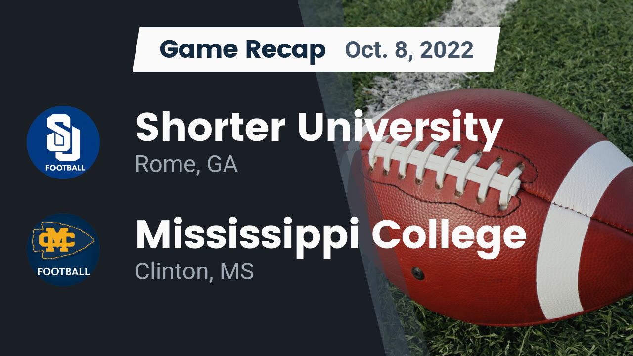 Recap: Shorter University vs. Mississippi College 2022 - Shorter ...