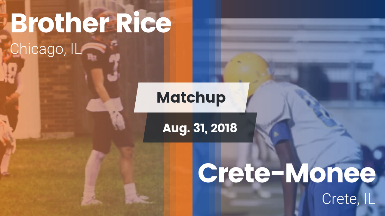 Matchup: Brother Rice High vs. Crete-Monee 2018 - Brother Rice High ...