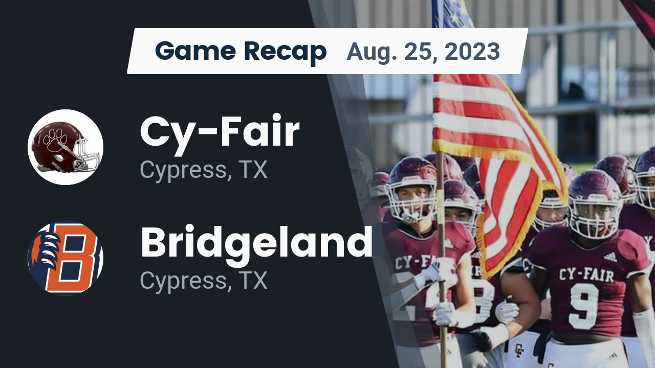 Cy-Fair (Cypress, TX) High School Sports - Football, Basketball ...
