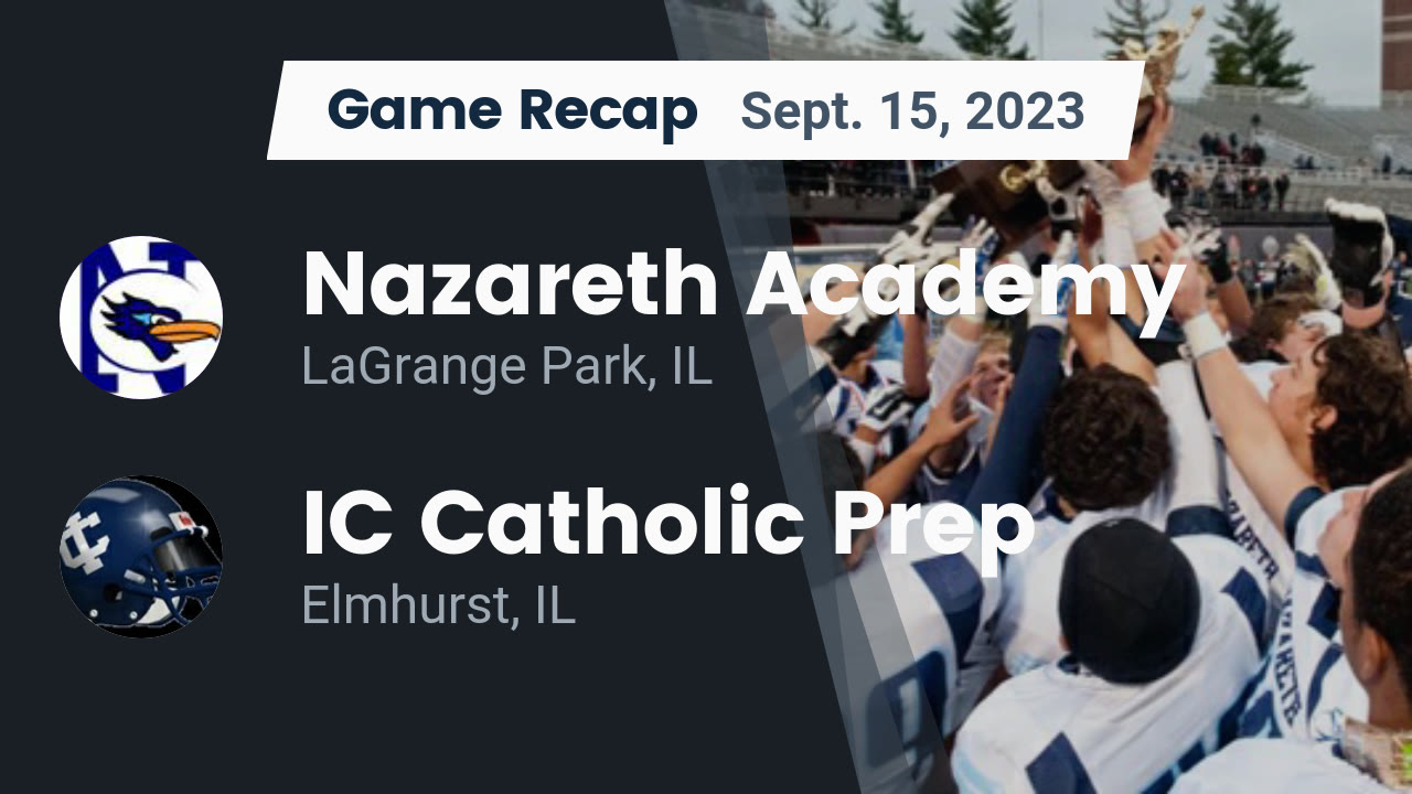 Videos - Nazareth Academy Roadrunners (LaGrange Park, IL) Varsity Football