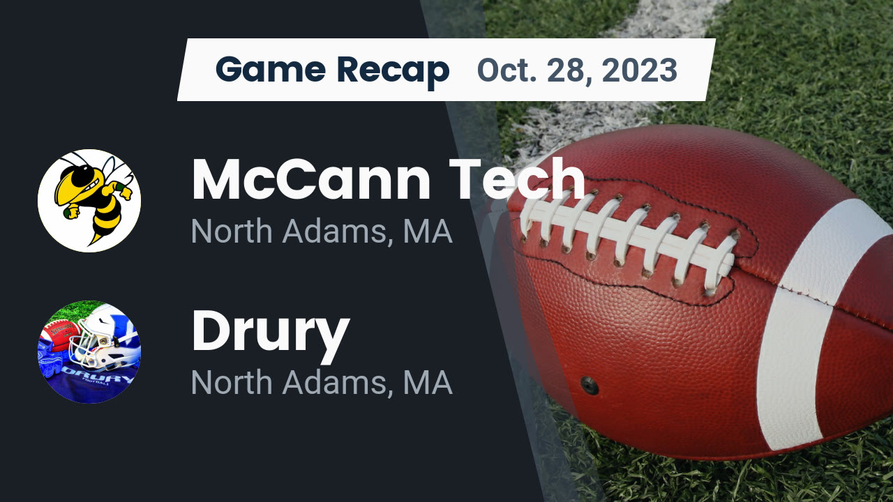 Recap: McCann Tech vs. Drury 2023 - McCann Tech highlights - Hudl