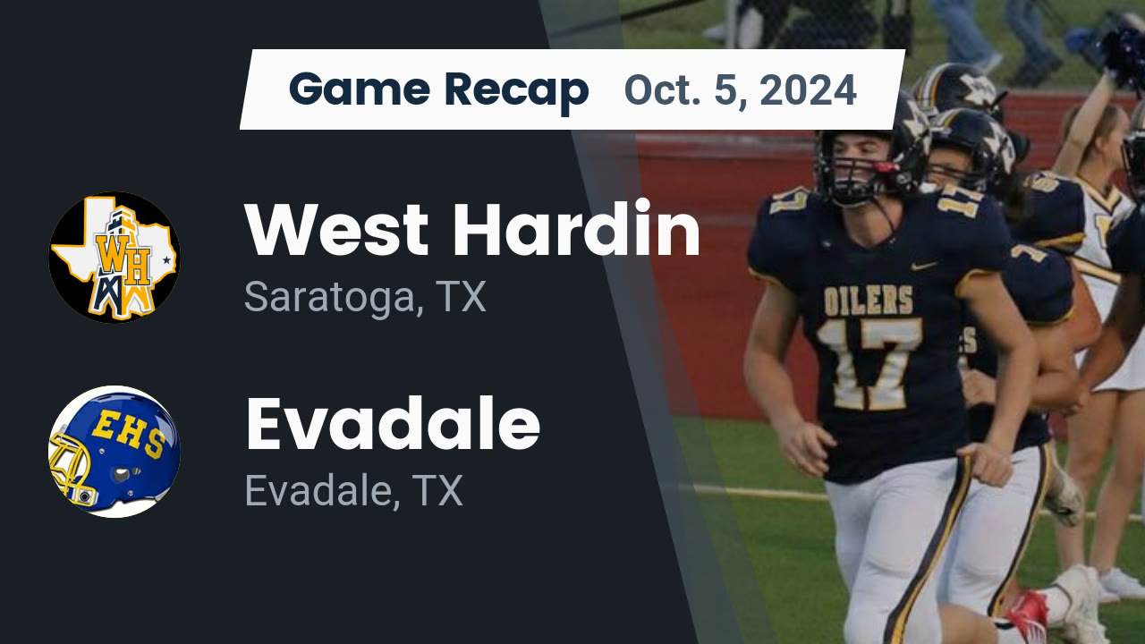 Recap: West Hardin vs. Evadale 2024 - West Hardin highlights - Hudl