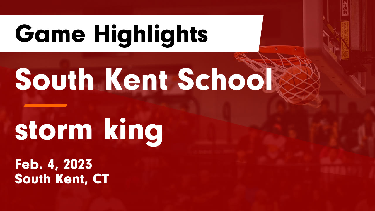 South Kent School vs storm king Game Highlights - Feb. 4, 2023 - South ...