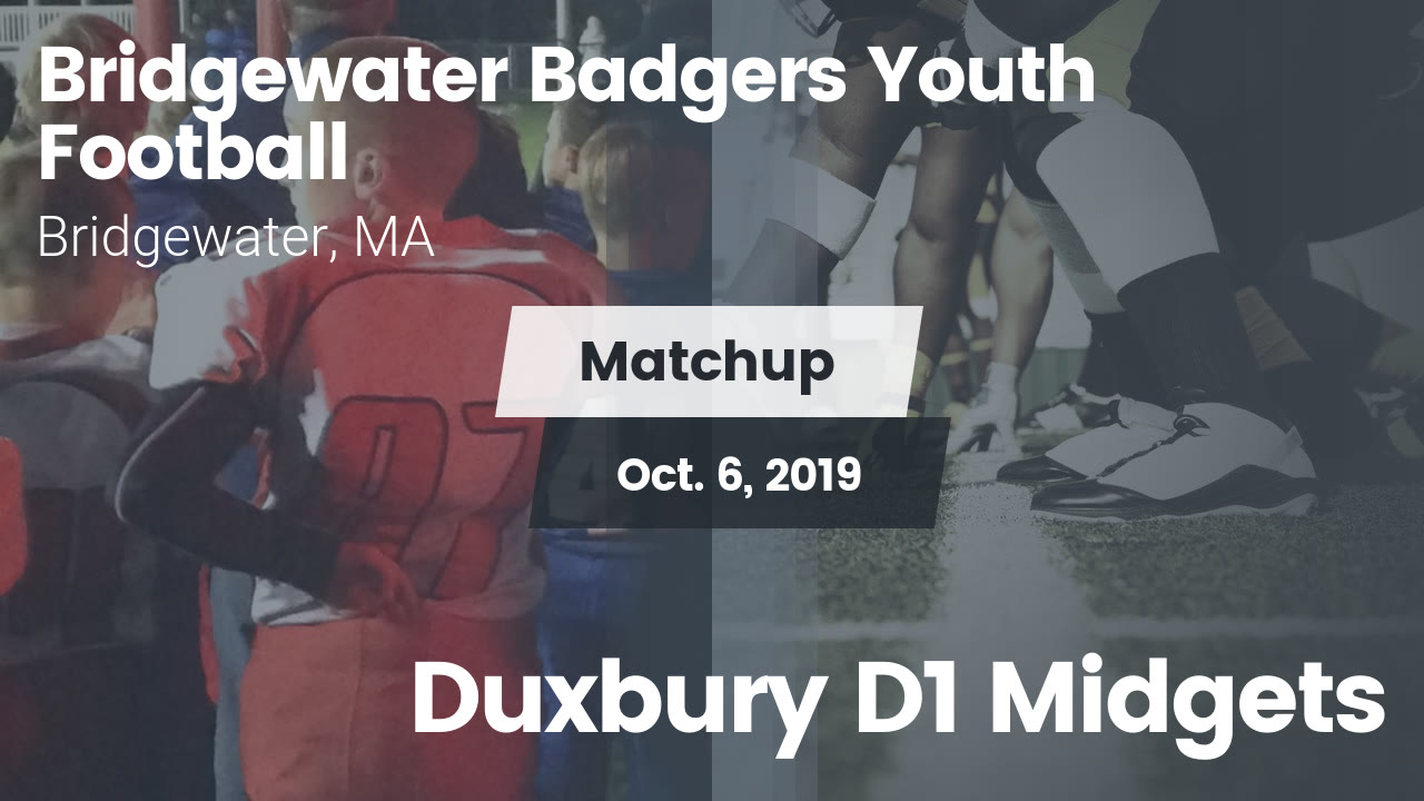 Matchup: Bridgewater Badgers vs. Duxbury D1 Midgets 2019 - Bridgewater Badgers highlights - Hudl