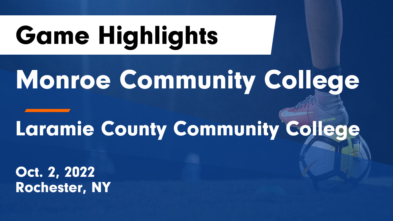 Monroe Community College vs Laramie County Community College Game ...