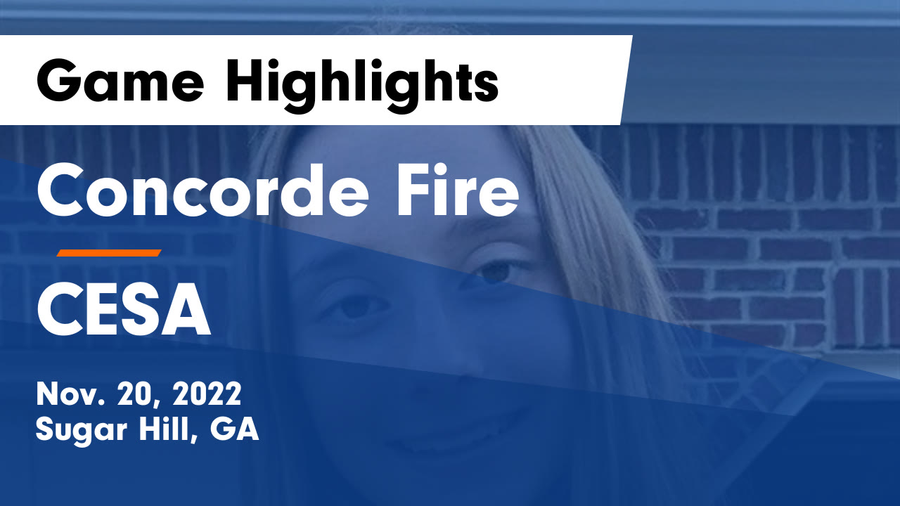 Concorde Fire vs CESA Game Highlights - Nov. 20, 2022 - Concorde Fire ...