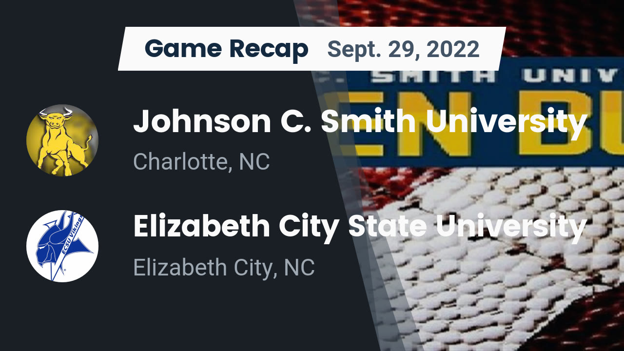 Recap: Johnson C. Smith University vs. Elizabeth City State University ...