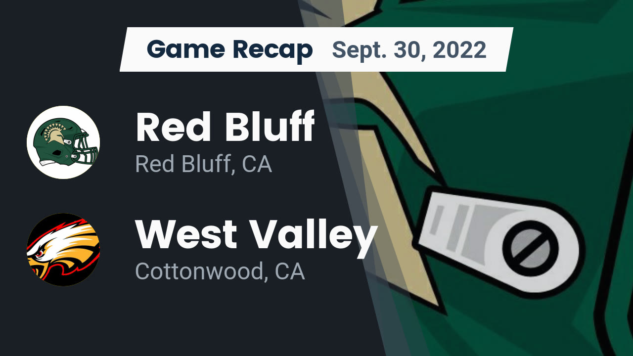Red Bluff (CA) High School Sports - Football, Basketball, Baseball ...