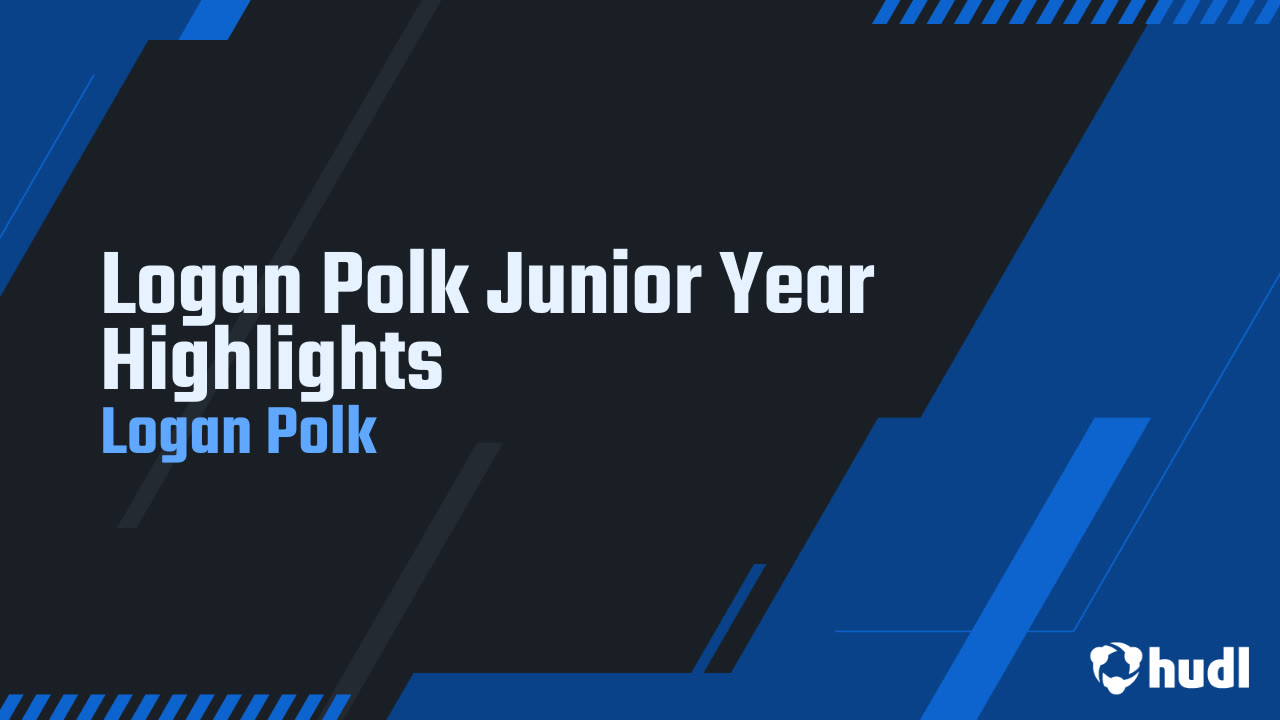 Logan Polk Junior Year Highlights - Logan Polk highlights - Hudl