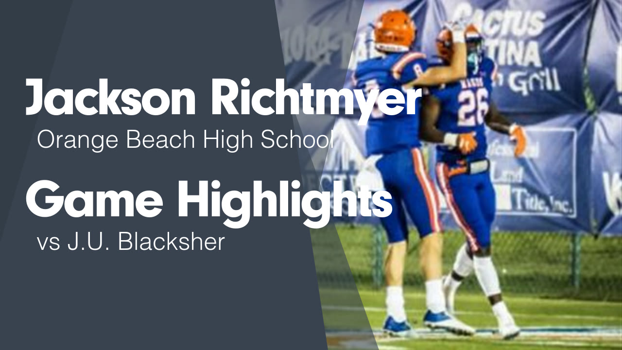 Game Highlights vs J.U. Blacksher - Jackson Richtmyer highlights - Hudl
