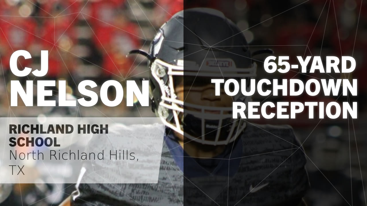 65-yard Touchdown Reception vs Colleyville Heritage - CJ Nelson highlights - Hudl