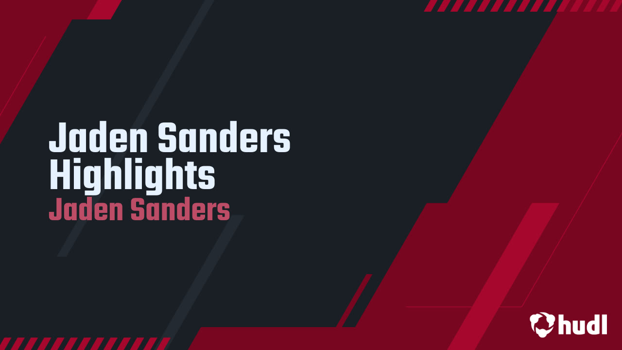 Jaden Sanders Highlights - Jaden Sanders highlights - Hudl
