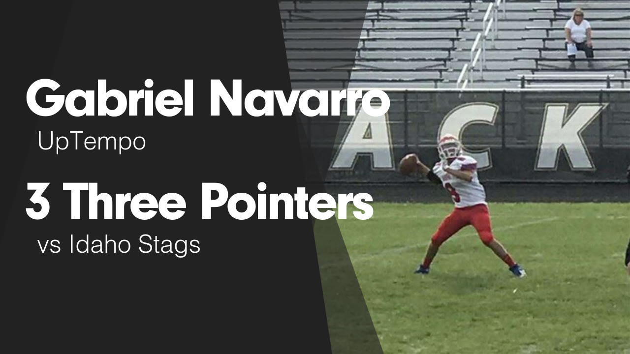 3 Three Pointers vs Idaho Stags - Gabriel Navarro highlights - Hudl