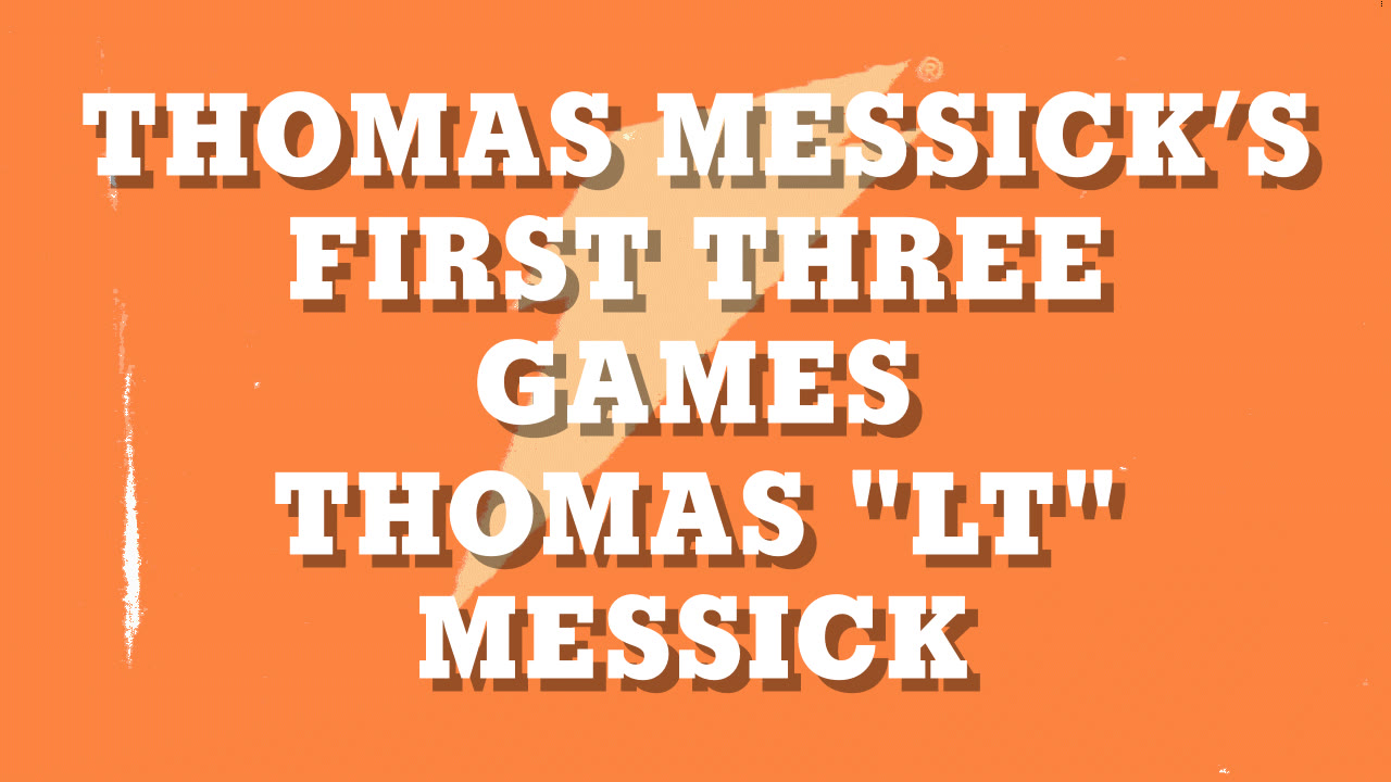 Thomas Messick’s First Three Games - Thomas "LT" Messick highlights - Hudl