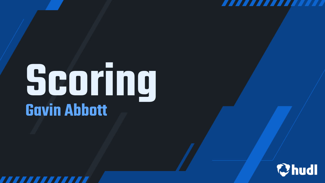 Scoring - Gavin Abbott highlights - Hudl