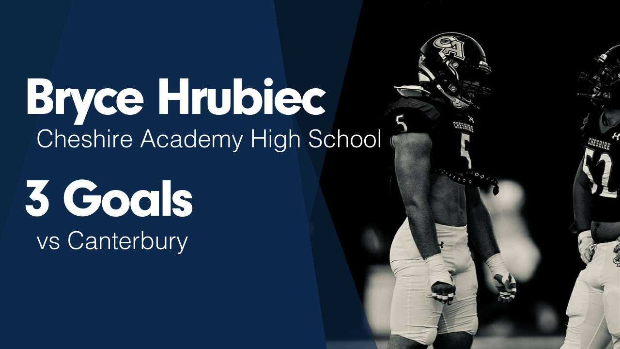 3 Goals vs Canterbury - Bryce Hrubiec highlights - Hudl