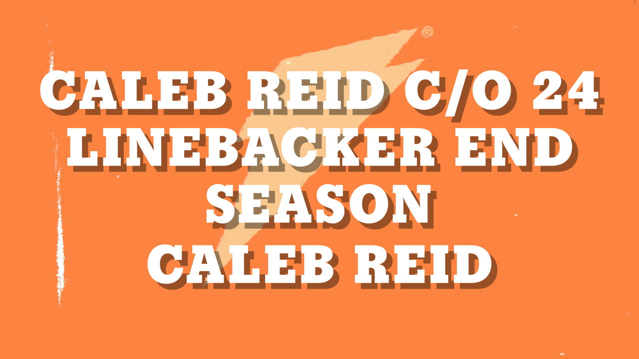 Caleb Reid C/O 24 Linebacker End season - Caleb Reid highlights - Hudl