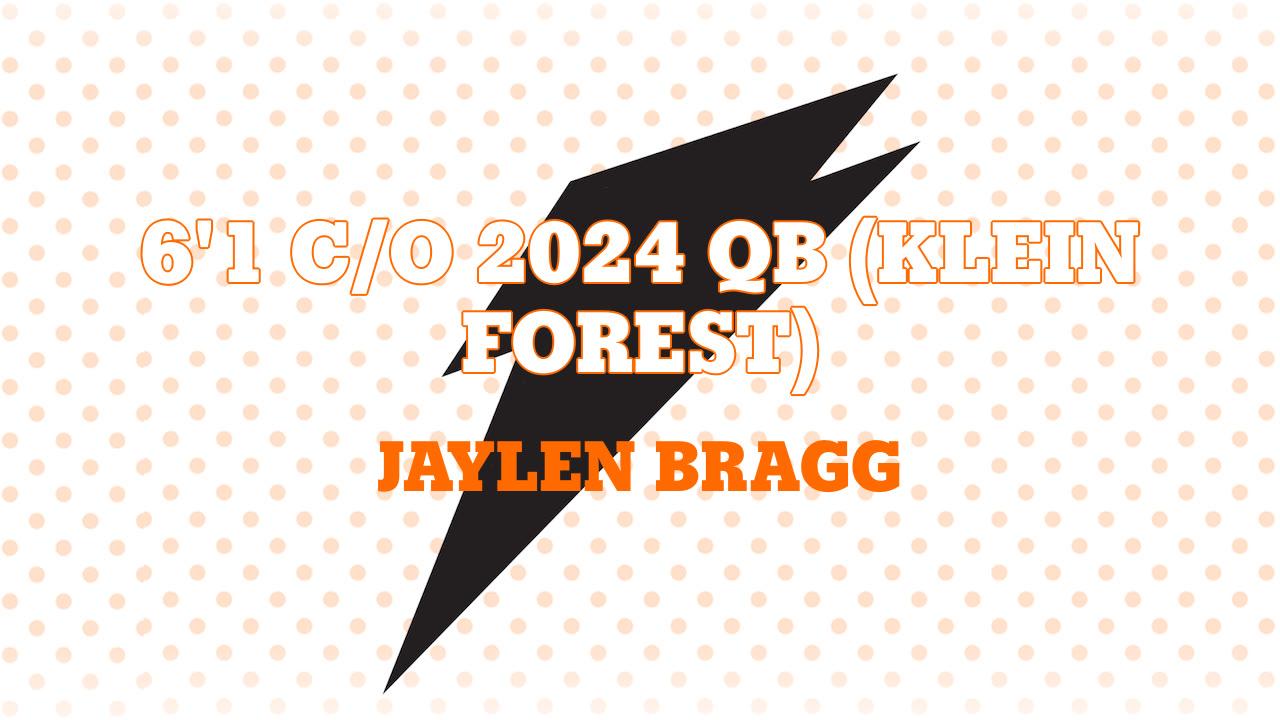 6'1 C/o 2024 QB (klein forest) - Jaylen Bragg highlights - Hudl