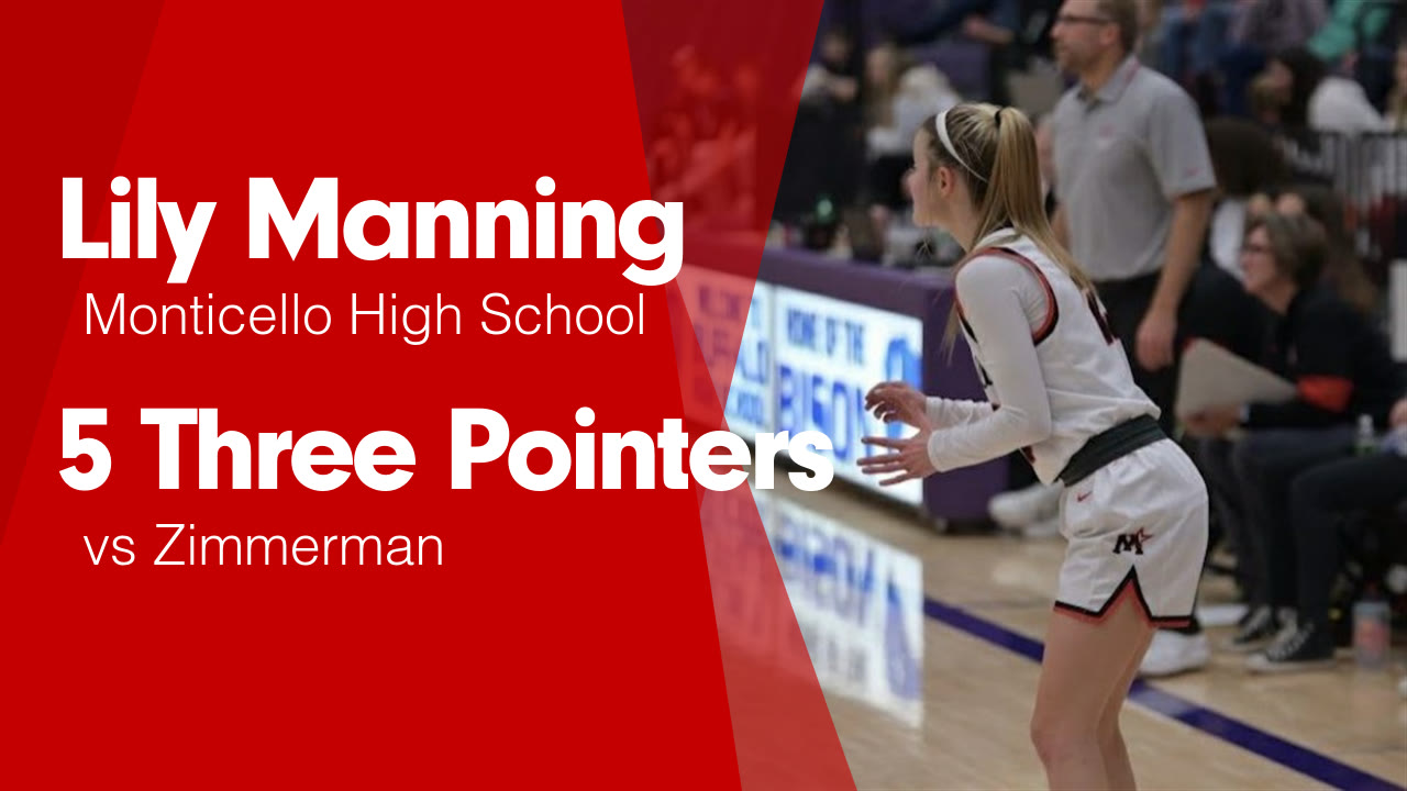 5 Three Pointers vs Zimmerman - Lily Manning highlights - Hudl