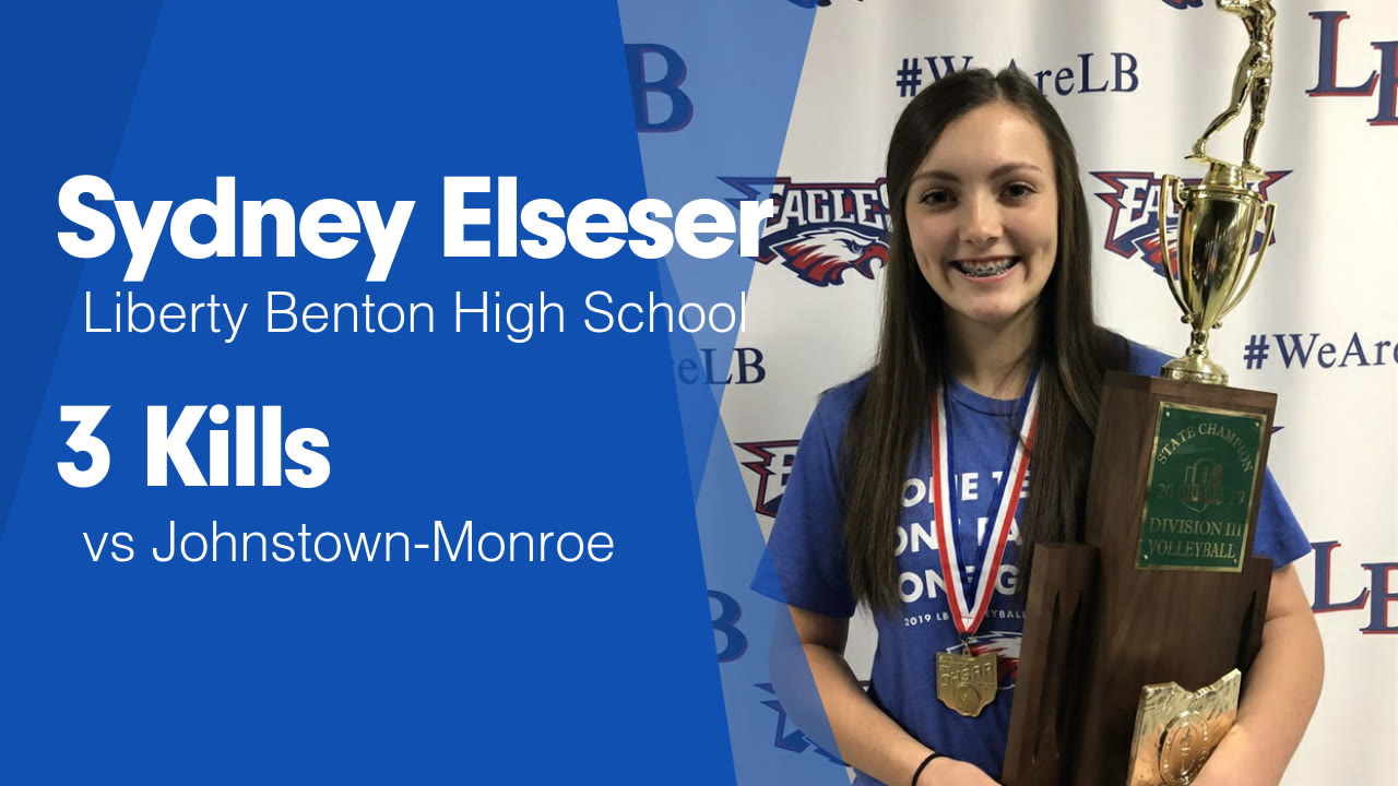 3 Kills vs Johnstown-Monroe - Sydney Elseser highlights - Hudl