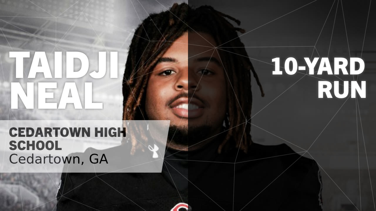 10-yard Run vs Dalton - Taidji Neal highlights - Hudl