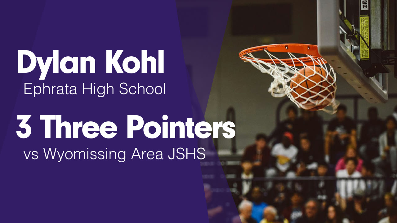 3 Three Pointers vs Wyomissing Area JSHS - Dylan Kohl highlights - Hudl