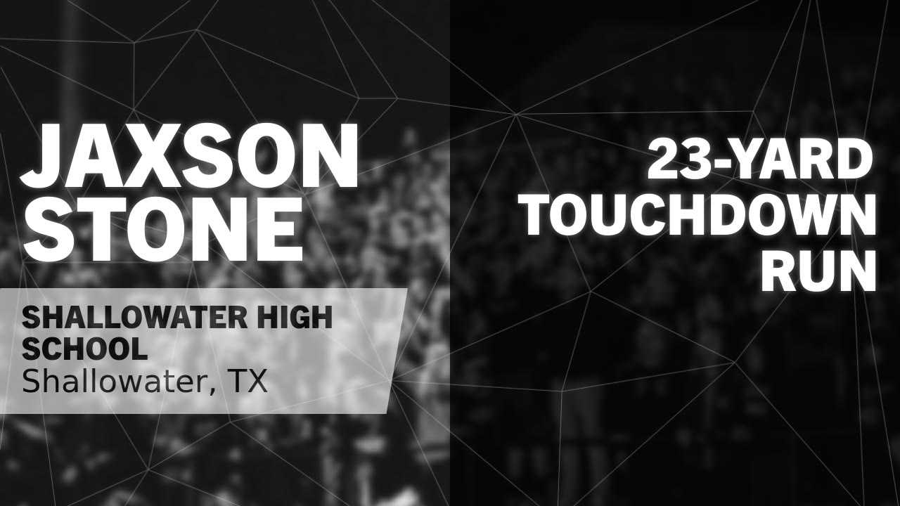 23-yard Touchdown Run vs West Plains - Jaxson Stone highlights - Hudl
