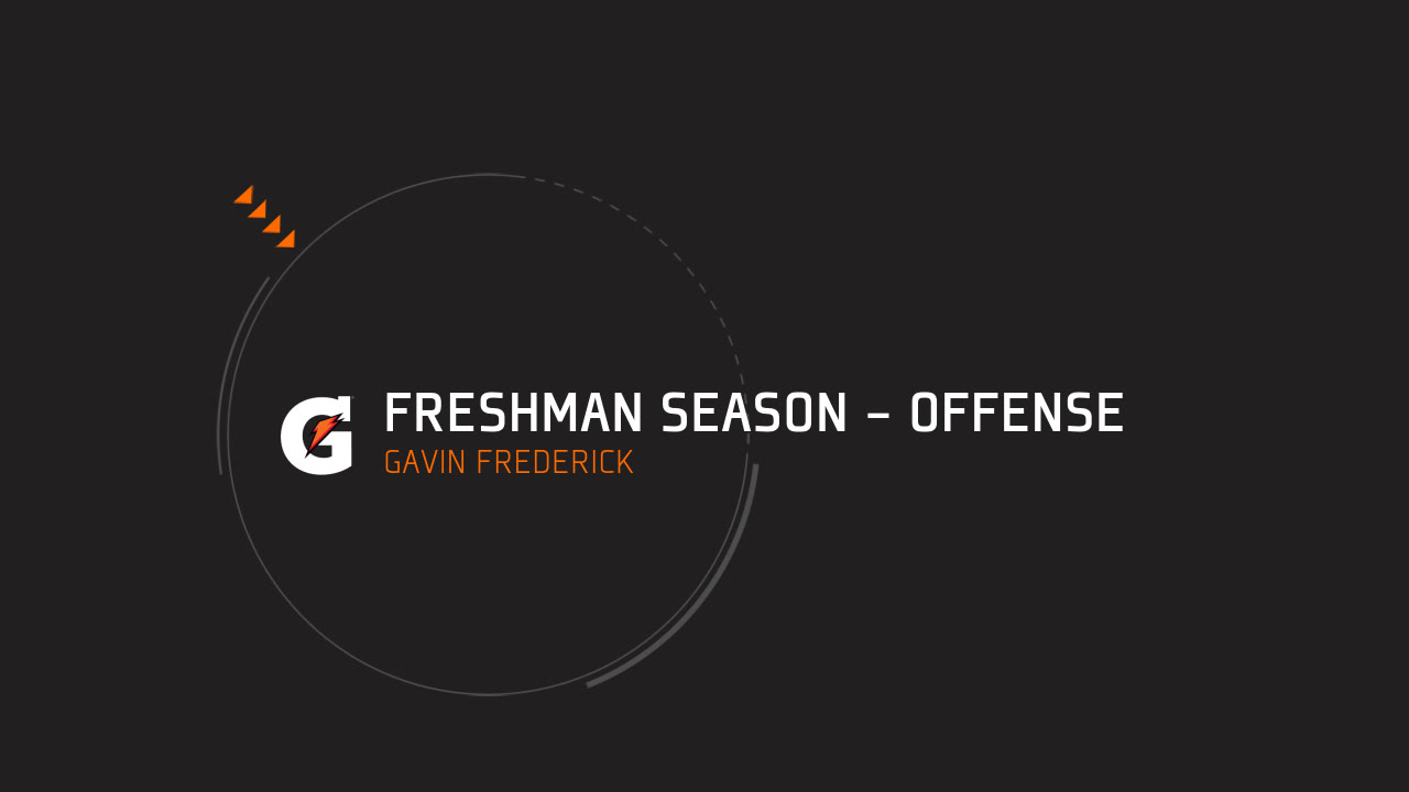 Freshman Season - Offense - Gavin Frederick highlights - Hudl