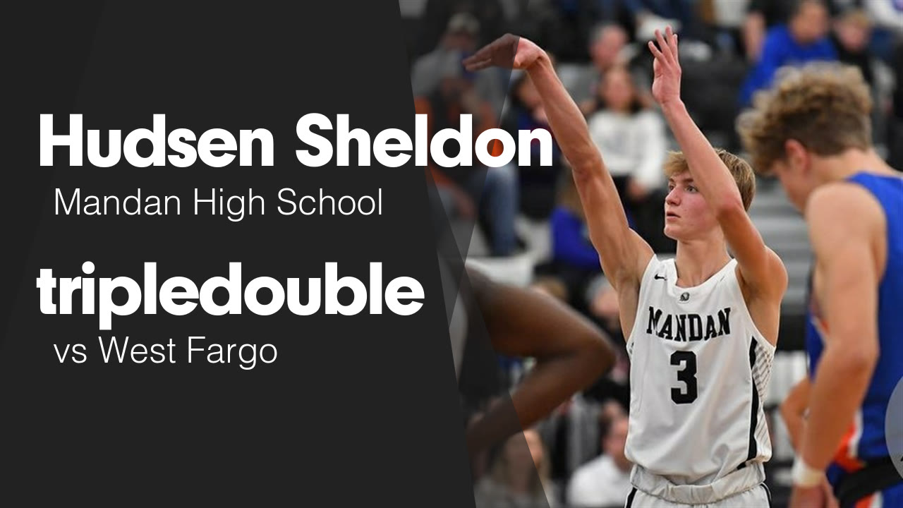 Triple Double vs West Fargo - Hudsen Sheldon highlights - Hudl