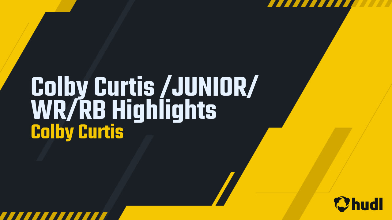 Colby Curtis /JUNIOR/ WR/RB Highlights - Colby Curtis highlights - Hudl