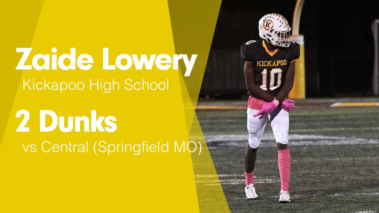 2 Dunks vs Central (Springfield MO) - Zaide Lowery highlights - Hudl