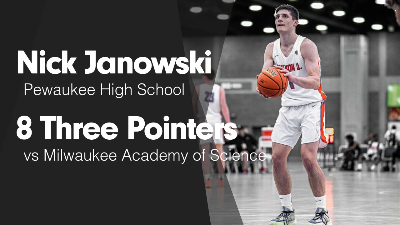 8 Three Pointers vs Milwaukee Academy of Science - Nick Janowski ...