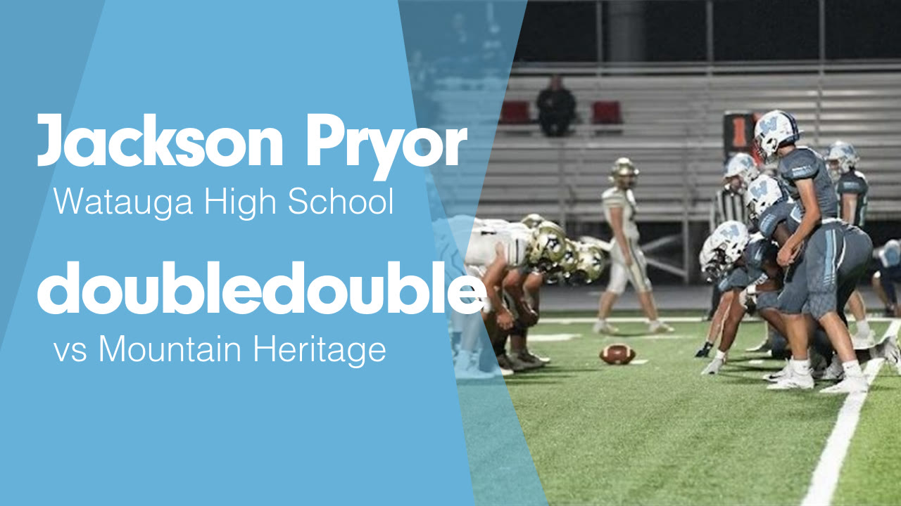 Double Double vs Mountain Heritage - Jackson Pryor highlights - Hudl
