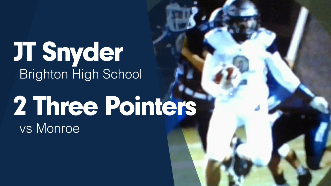 2 Three Pointers vs Monroe - JT Snyder highlights - Hudl