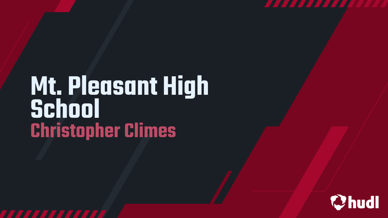 Mt. Pleasant High School - Christopher Climes highlights - Hudl