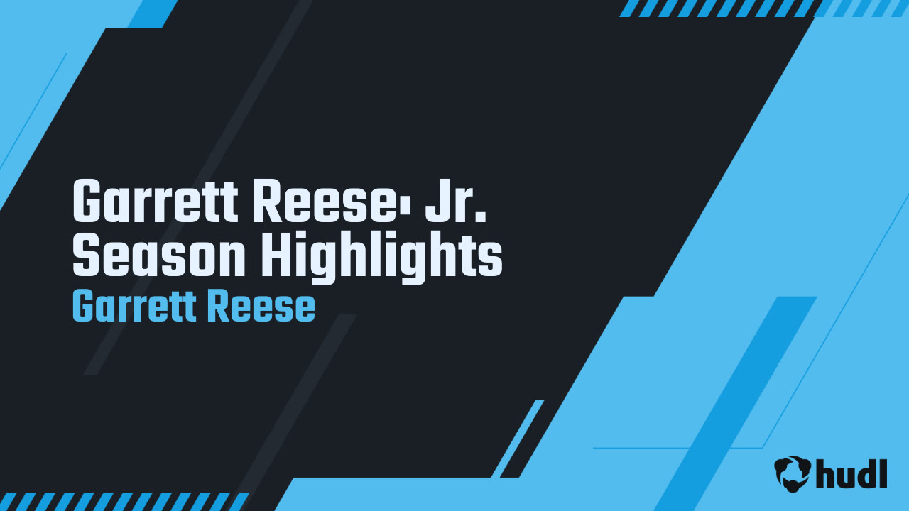 Garrett Reese: Jr. Season Highlights - Garrett Reese highlights - Hudl