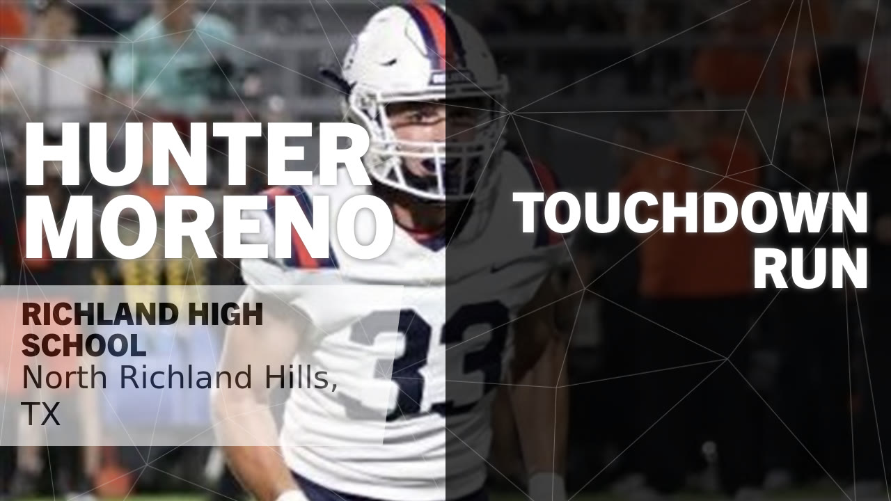 Touchdown Run vs Fossil Ridge - Hunter Moreno highlights - Hudl