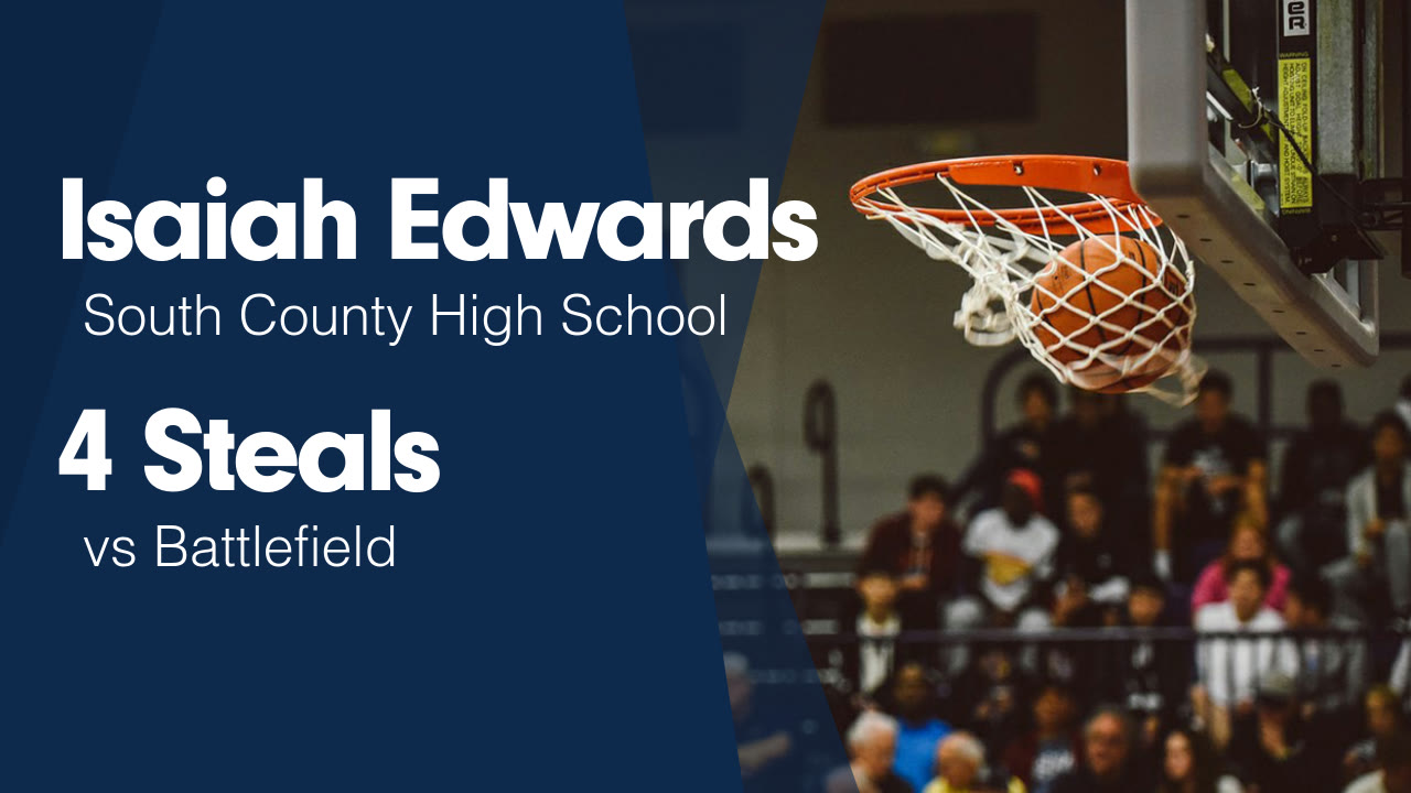 4 Steals vs Battlefield - Isaiah Edwards highlights - Hudl