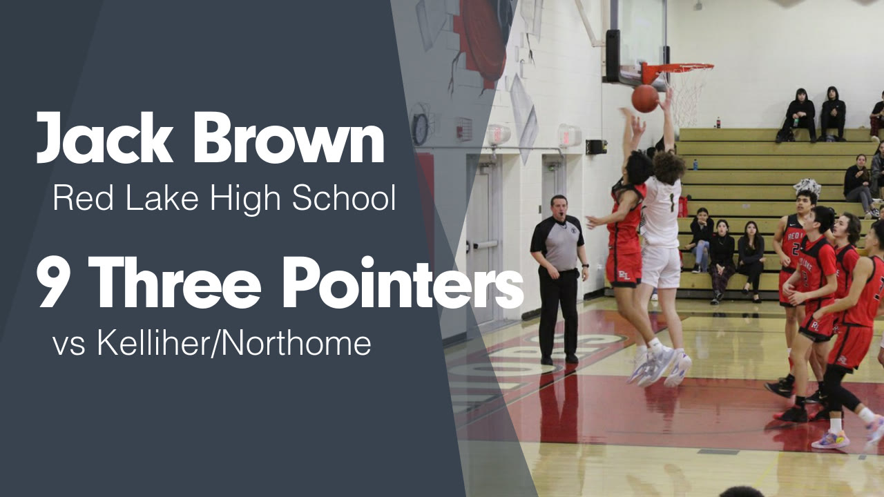 9 Three Pointers vs Kelliher/Northome - Jack Brown highlights - Hudl
