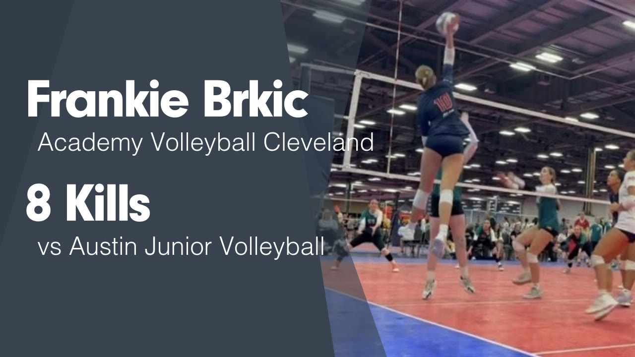 8 Kills vs Austin Junior Volleyball - Frankie Brkic highlights - Hudl
