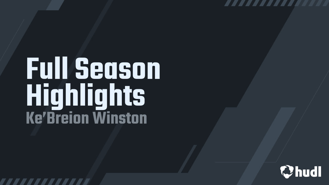 Full Season Highlights - Ke’Breion Winston highlights - Hudl