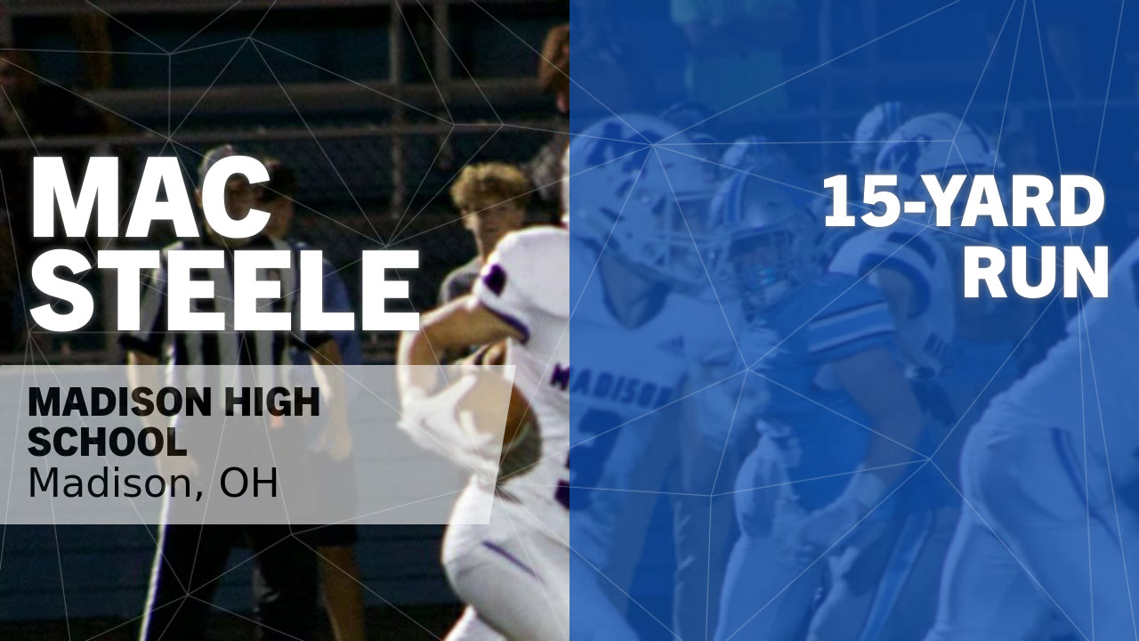 15-yard Run vs Mayfield - Mac Steele highlights - Hudl