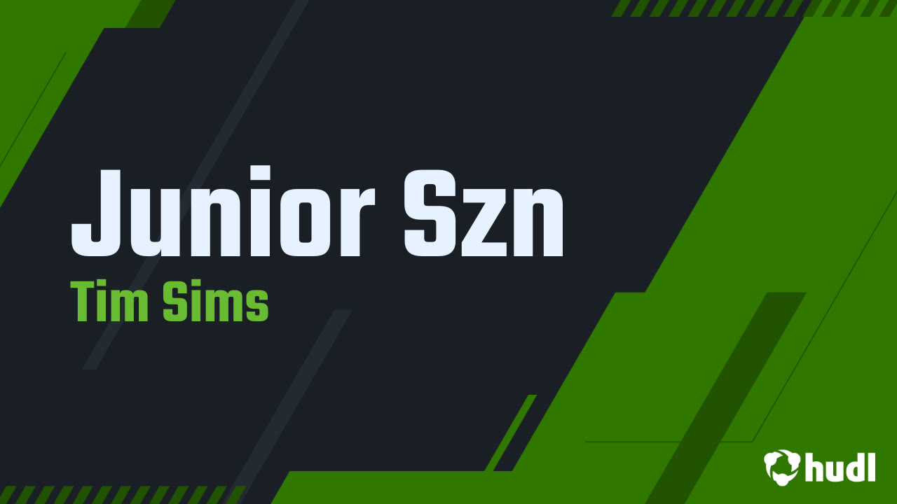 Junior Szn - Tim Sims highlights - Hudl