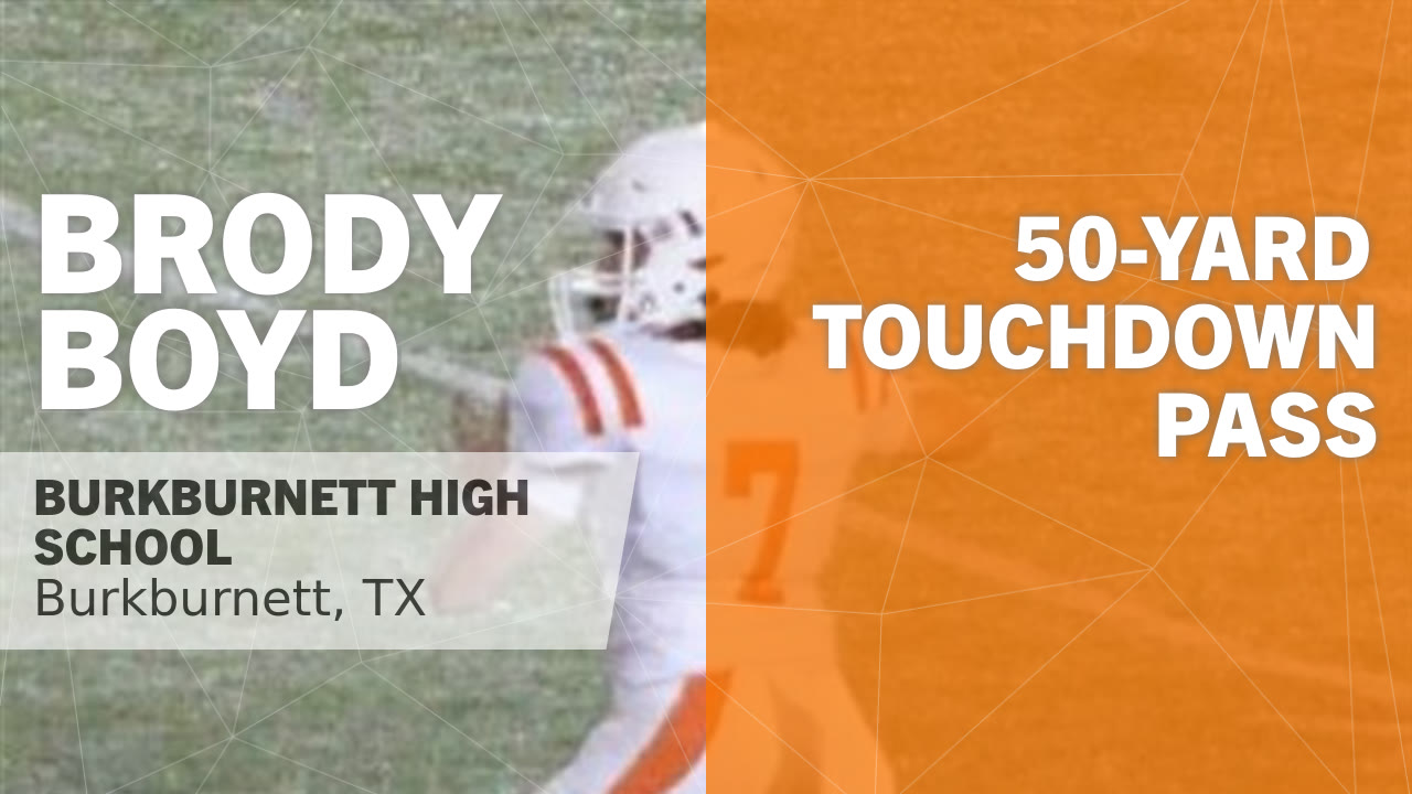 50-yard Touchdown Pass vs Eagle Mountain - Brody Boyd highlights - Hudl