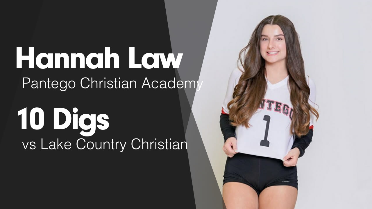 10 Digs vs Lake Country Christian - Hannah Law highlights - Hudl