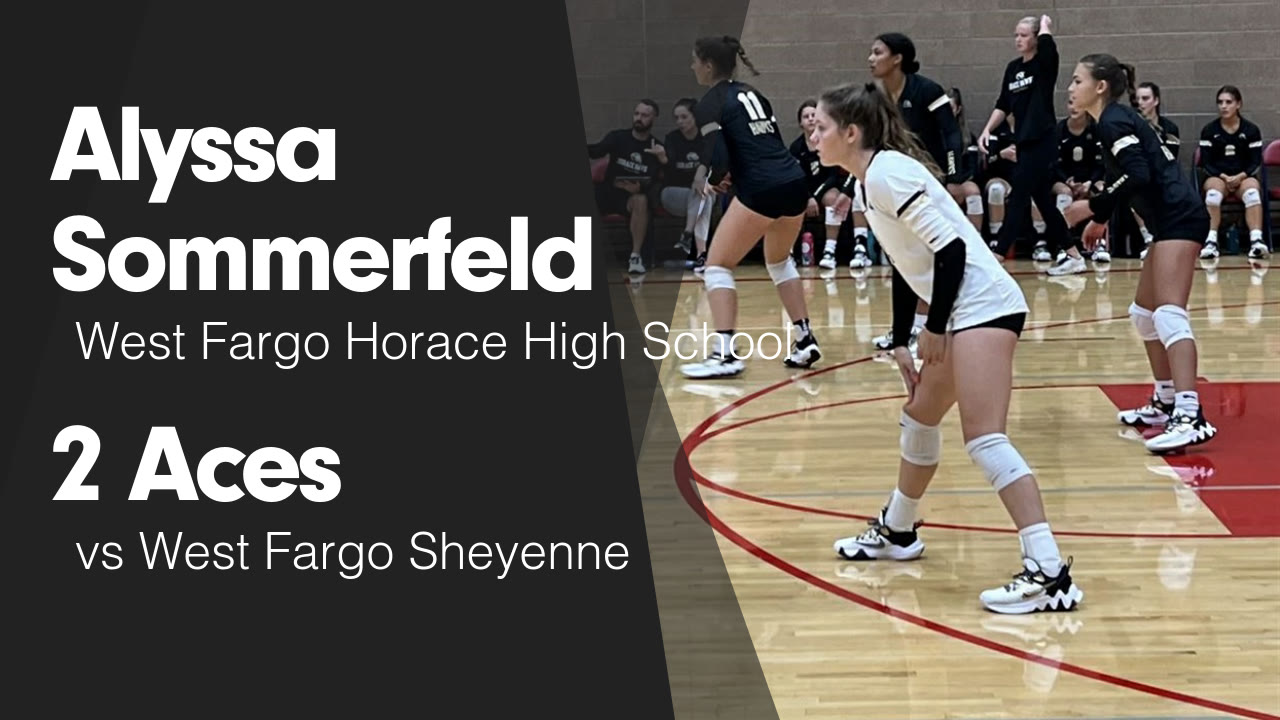 2 Aces vs West Fargo Sheyenne - Alyssa Sommerfeld highlights - Hudl