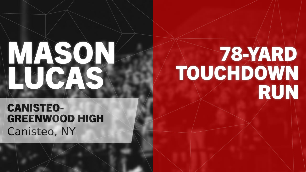 78-yard Touchdown Run vs Geneseo - Mason Lucas highlights - Hudl