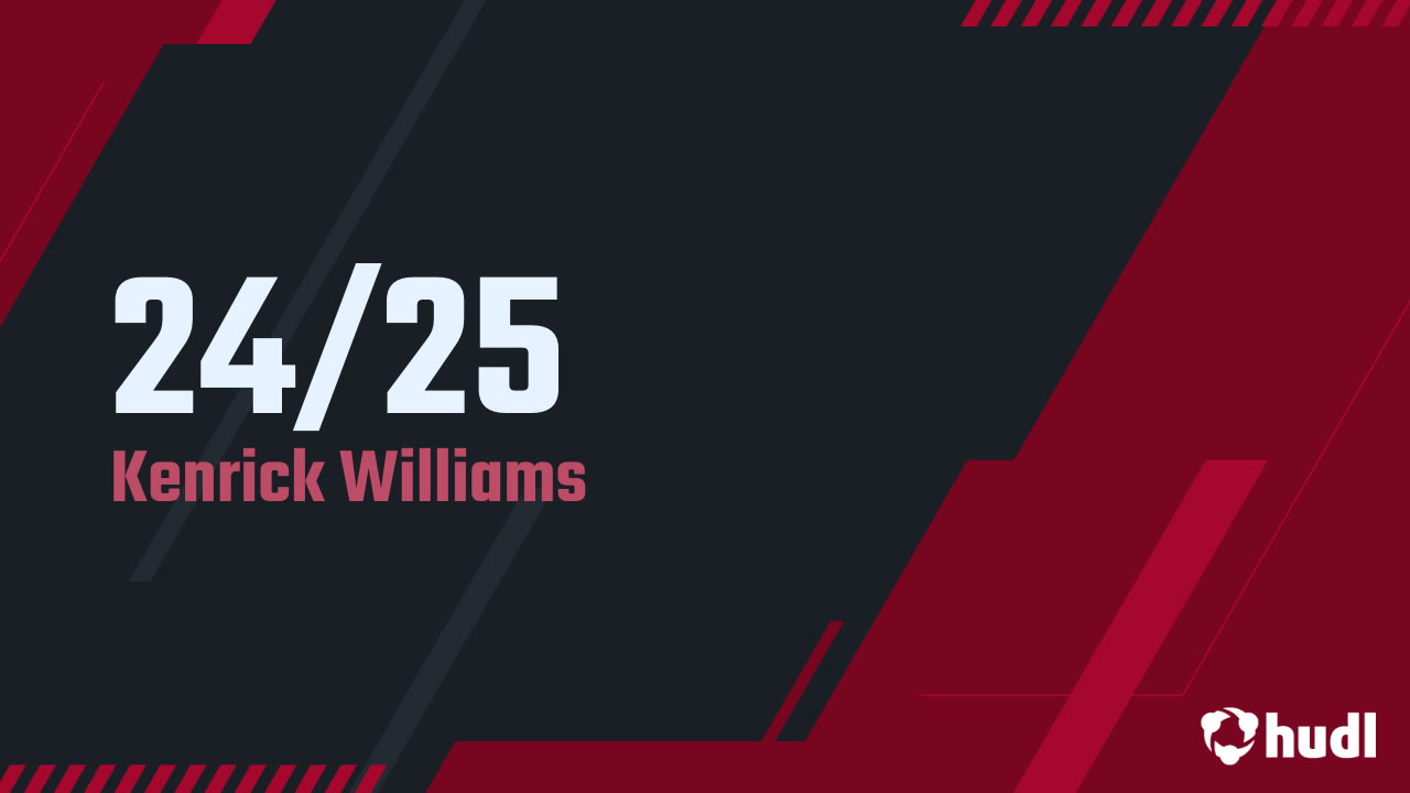 24/25 - Kenrick Williams highlights - Hudl