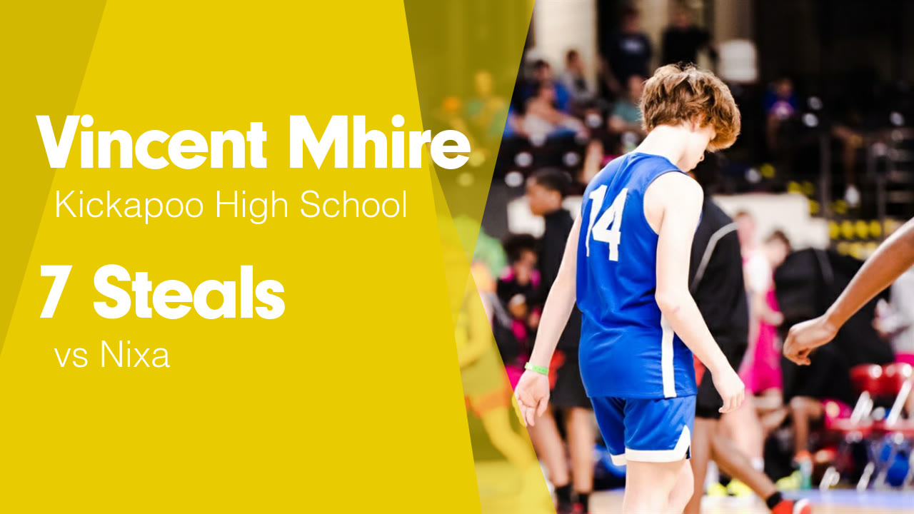 7 Steals vs Nixa - Vincent Mhire highlights - Hudl