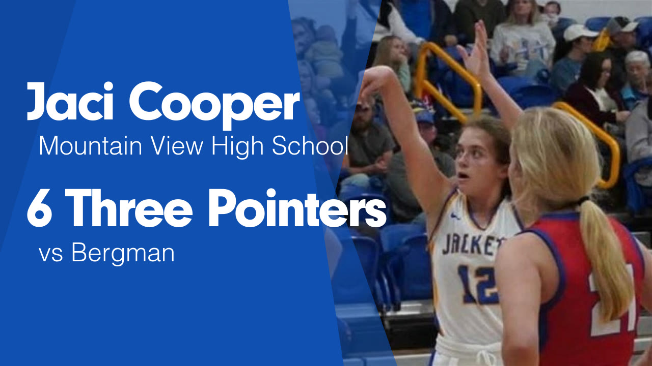 6 Three Pointers vs Bergman - Jaci Cooper highlights - Hudl
